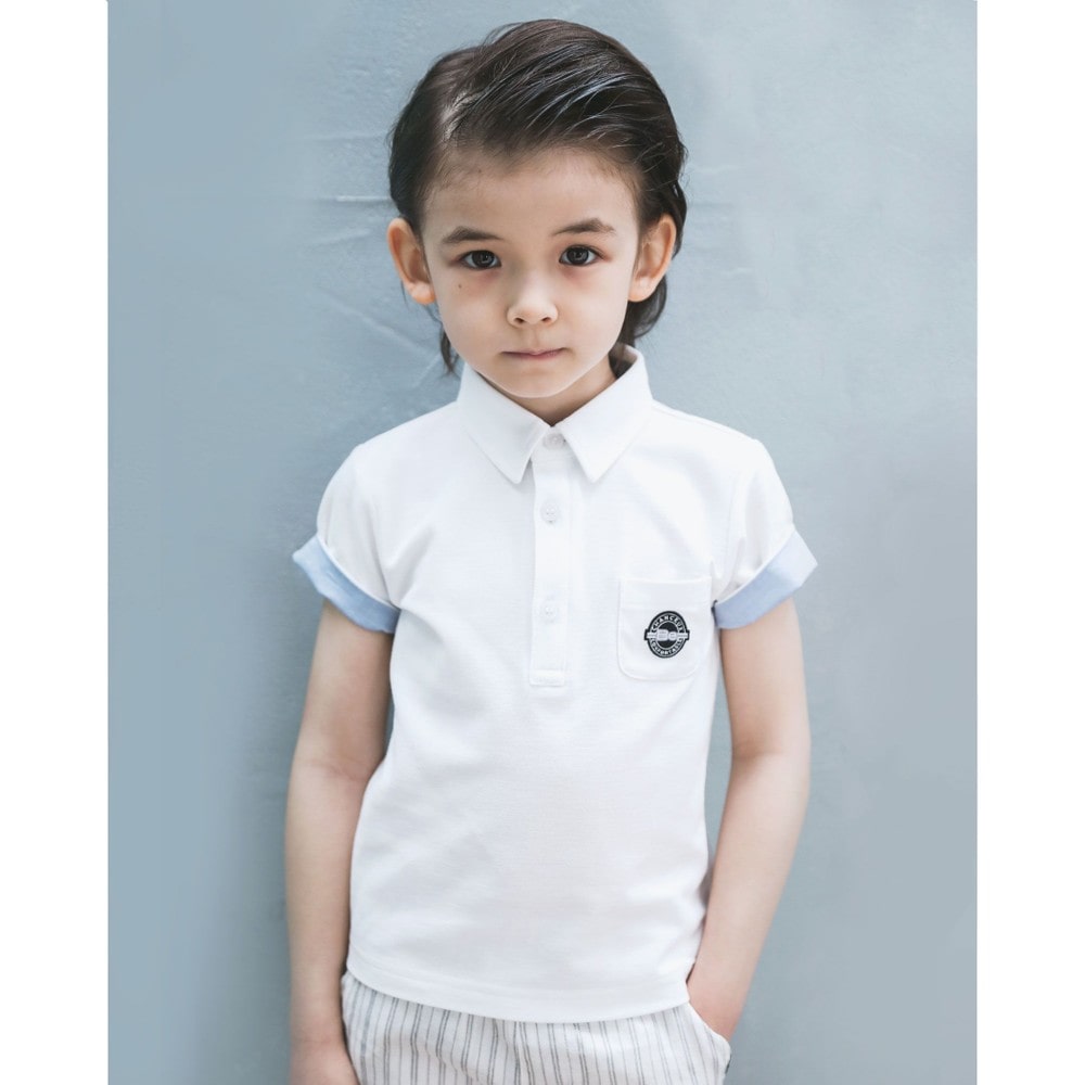 胸 ポケット クールプラス カノコ ポロ シャツ（90～140cm）(140cm ブラック): トップス【べべモール公式】-子供服べべの公式通販サイト 「BEBE MALL」